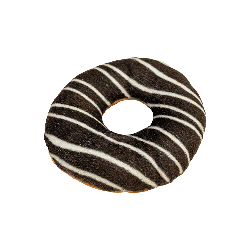 Igračka za mace Donut brown catnip 9cm